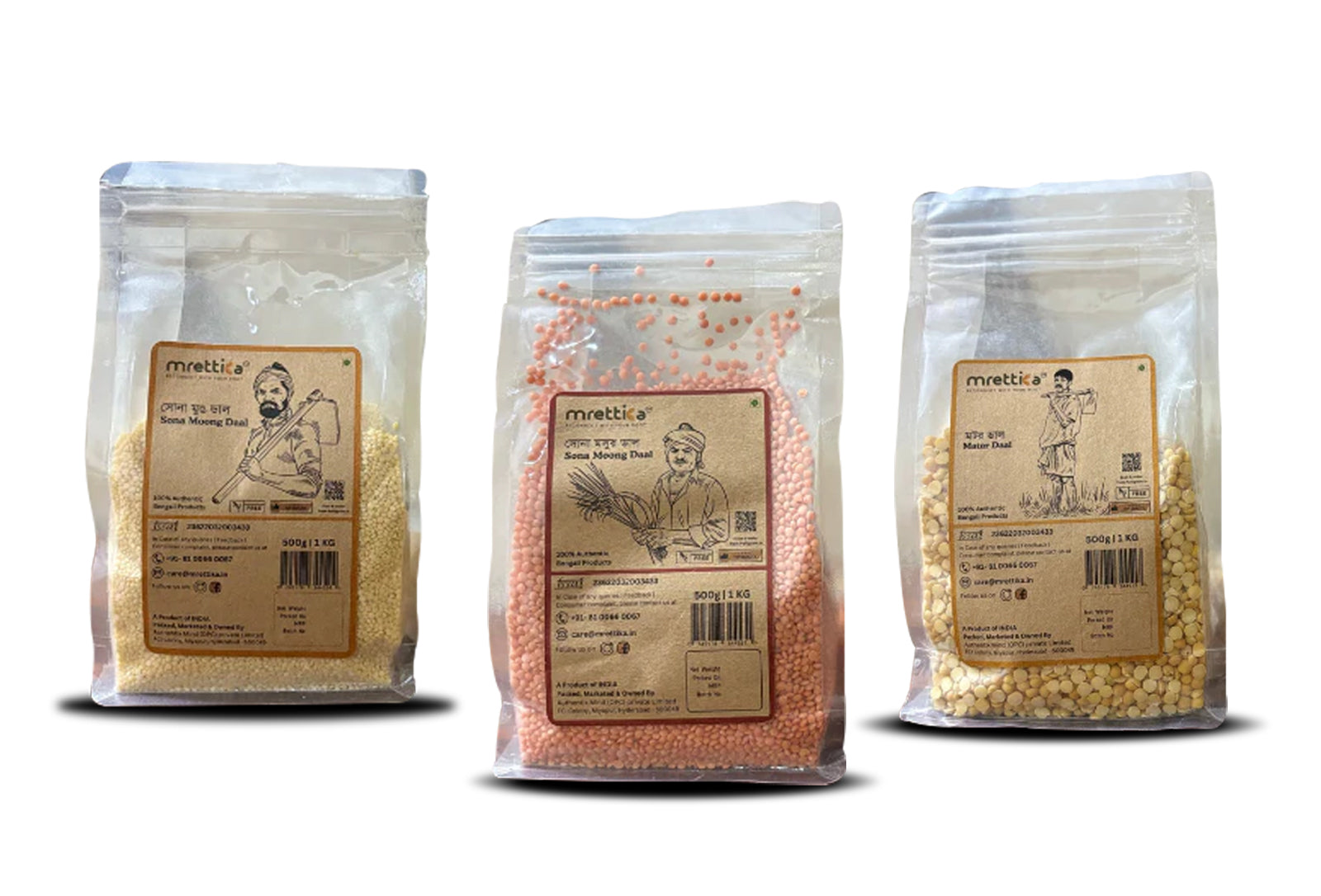 Authentic Bengali Daal Combo (ডাল কম্বো) – Polligram