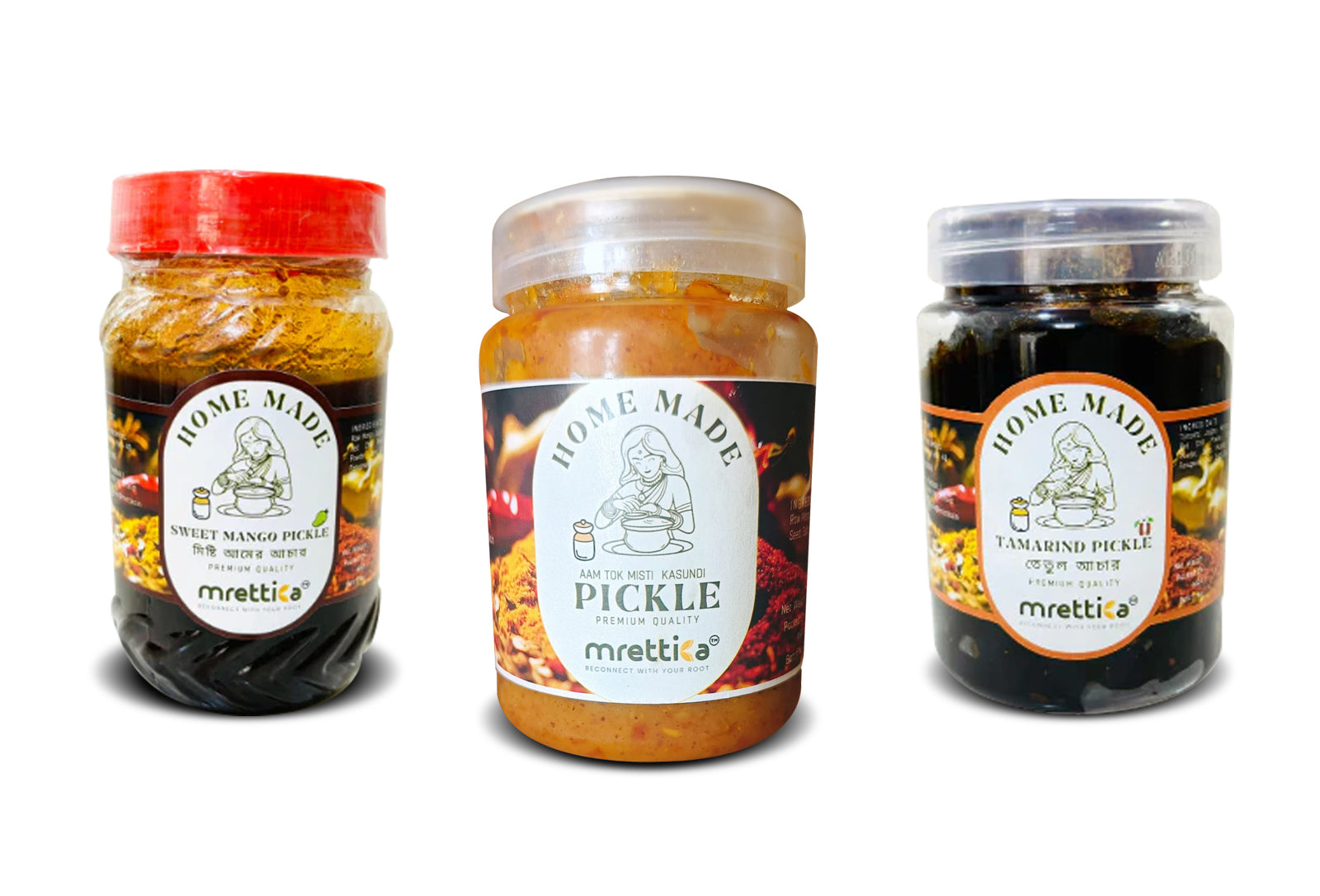 PolliGram's Authentic Bengali Sweet and Sour Aachar Combo – Polligram